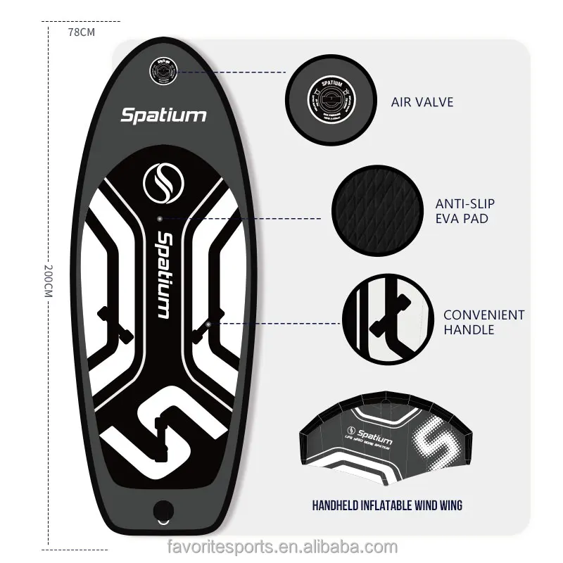 WINGSURFING Kitesurfing INFLATABLE WING BOARDS Kitewings Foilsurfing ...