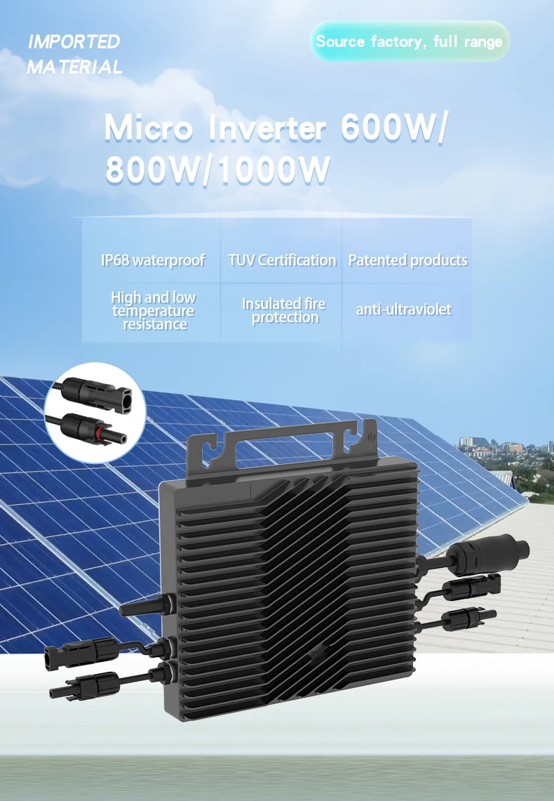 Efficient Single Phase Hoymiles Inverters for Solar Systems