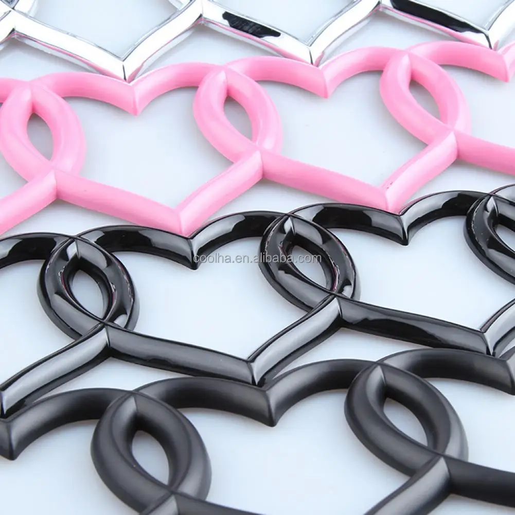 Love Heart Logo Rear Trunk Tail Label Badge Emblem Decal Car Sticker ...