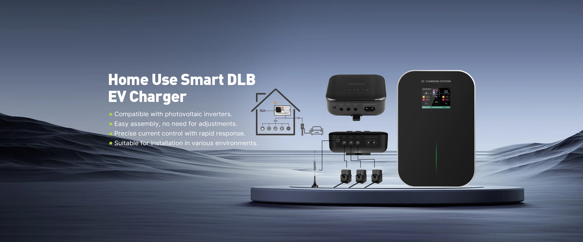 Besen Dynamic Load Balancing Ev Charging Station Max 22kw Smart Energy ...