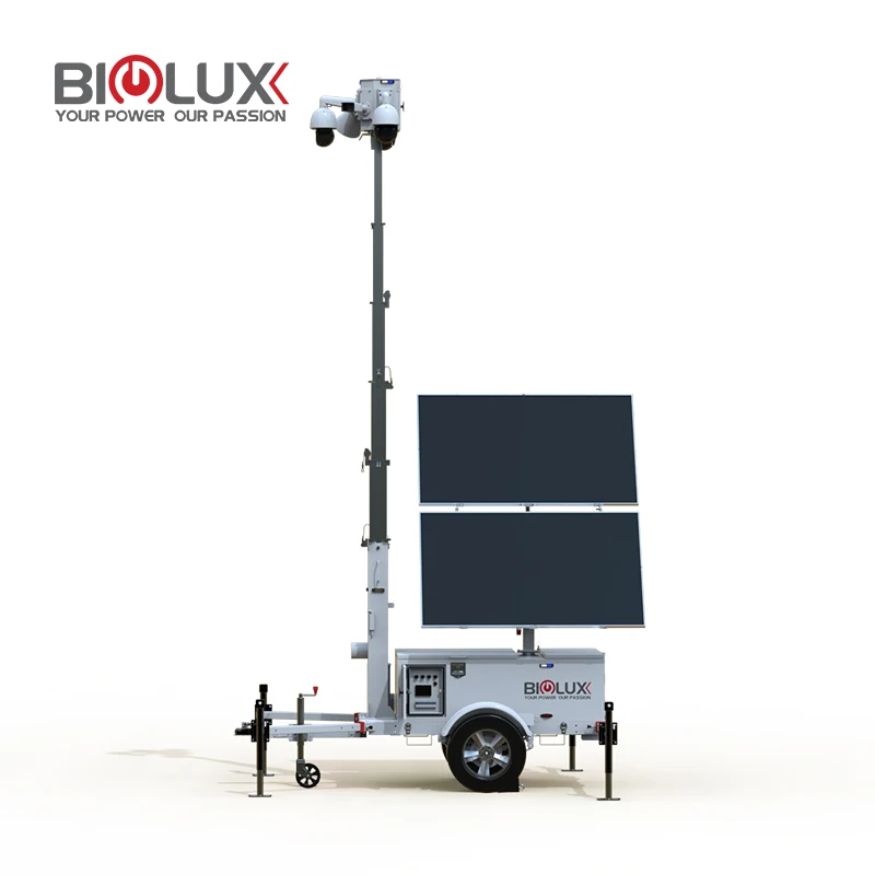 4g/5g Starlink Solar Surveillance Trailer | Live View Technology - Buy Starlink Surveillance ...