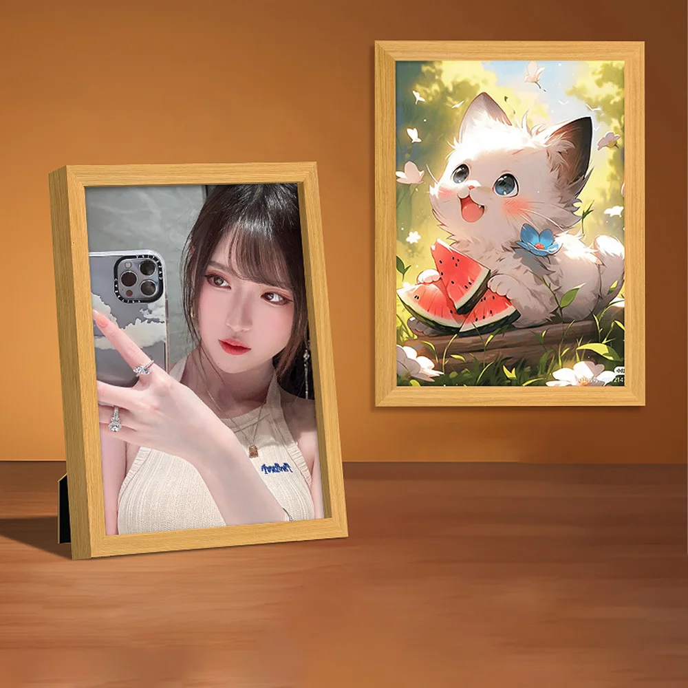 Customize 3D Creatives Acrylic Board Night Light Led Art Frame Lamp ...