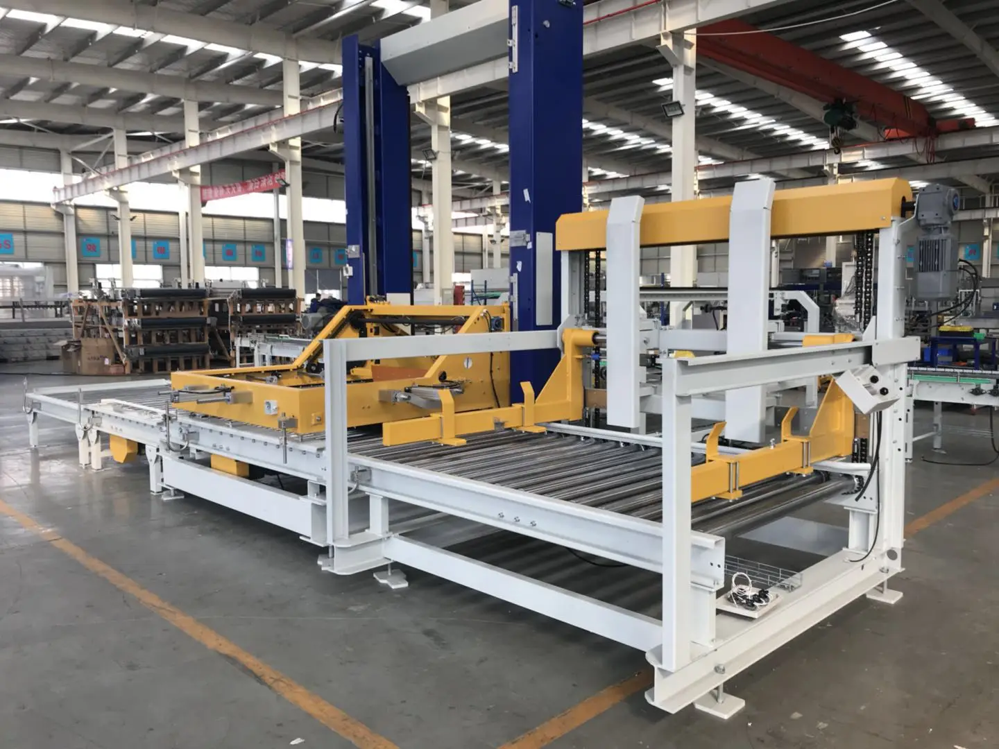 Pallet Dispenser Palletzer Machine,empty Pallet Magazine Device ...