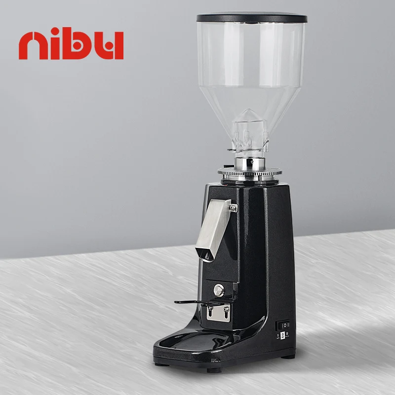 Nibu Professional 60mm Flat Burr Electric Coffee Bean Grinder Mill ...