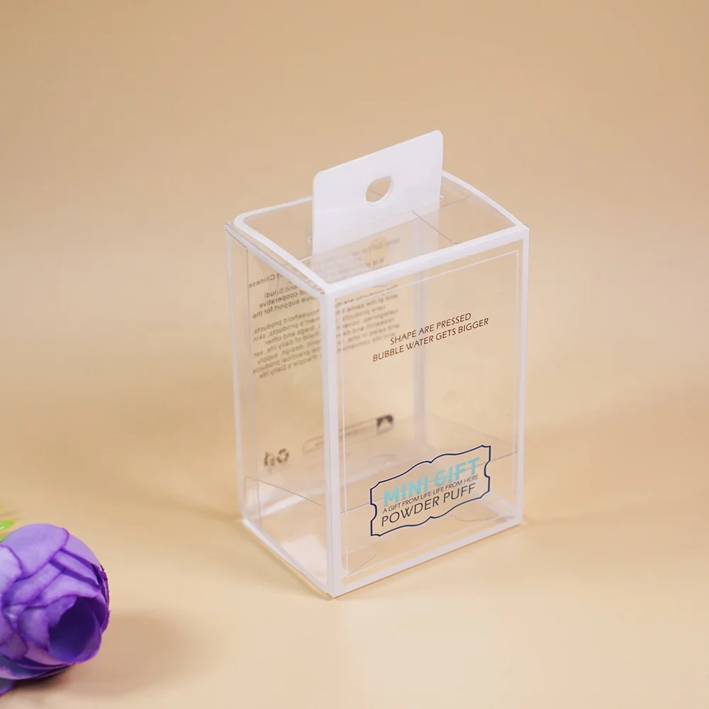 Custom Transparent Vinyl Crystal PVC PET Packaging Box Clear Plastic ...