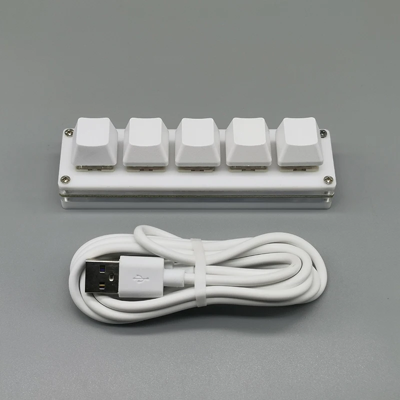 Wired Mini 5-Key Keyboard - RGB Mechanical Gaming Keyboard