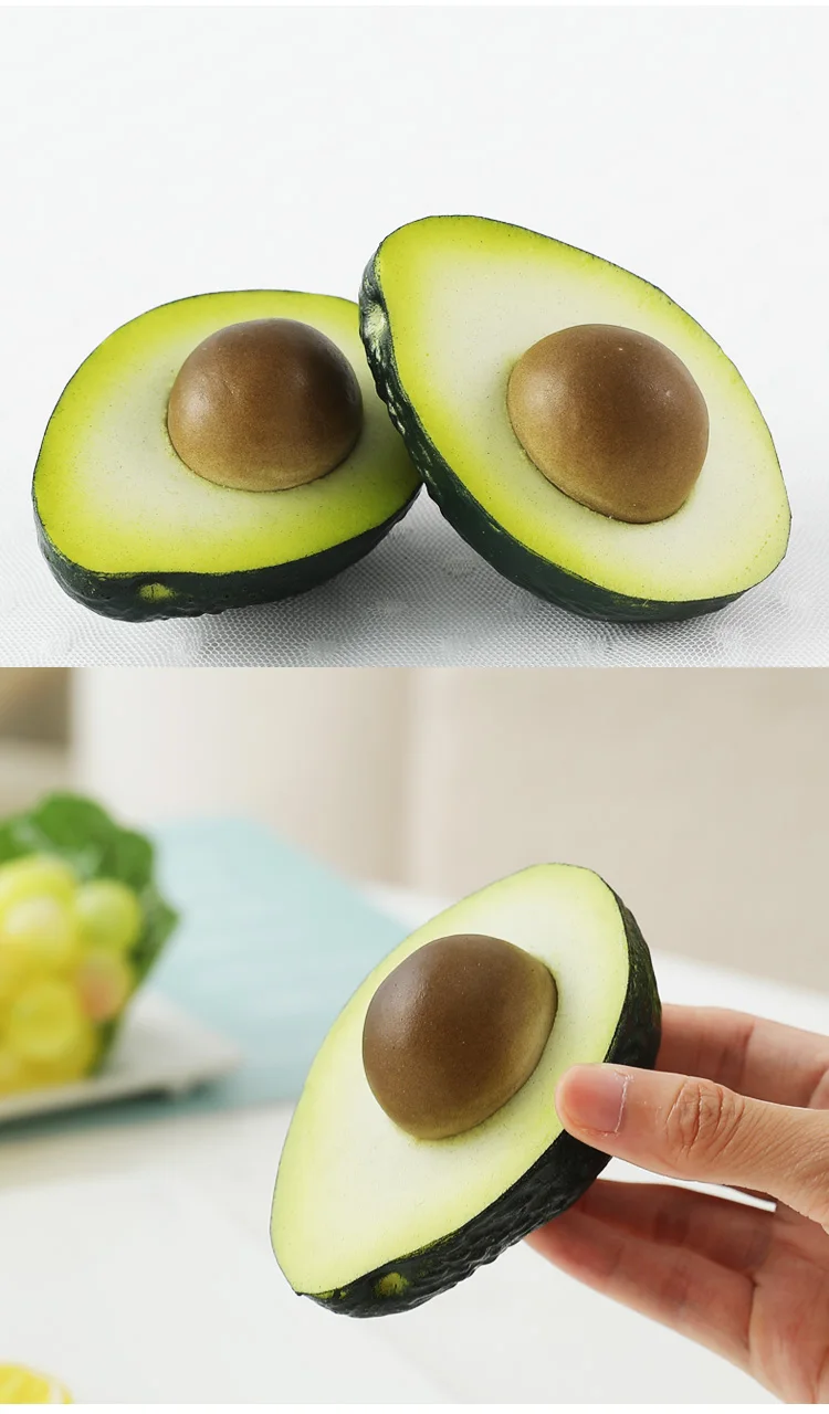 Fake Fruit Avocado for Decoration Realistic Lifelike DIY Props Home ...