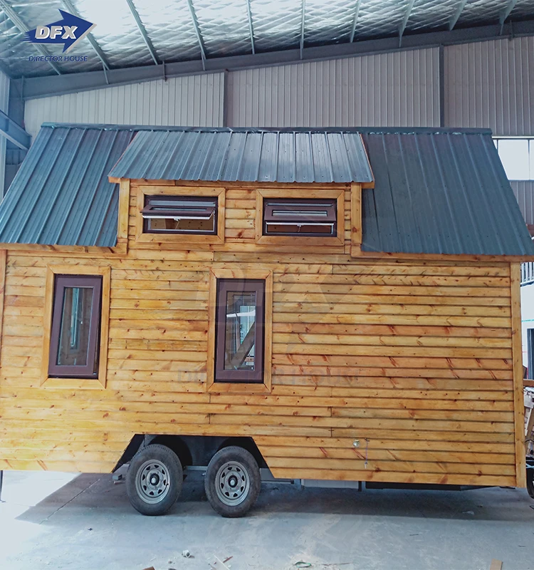 Modern Prefab House On Wheel Tiny Portable House Modular Home Trailer ...
