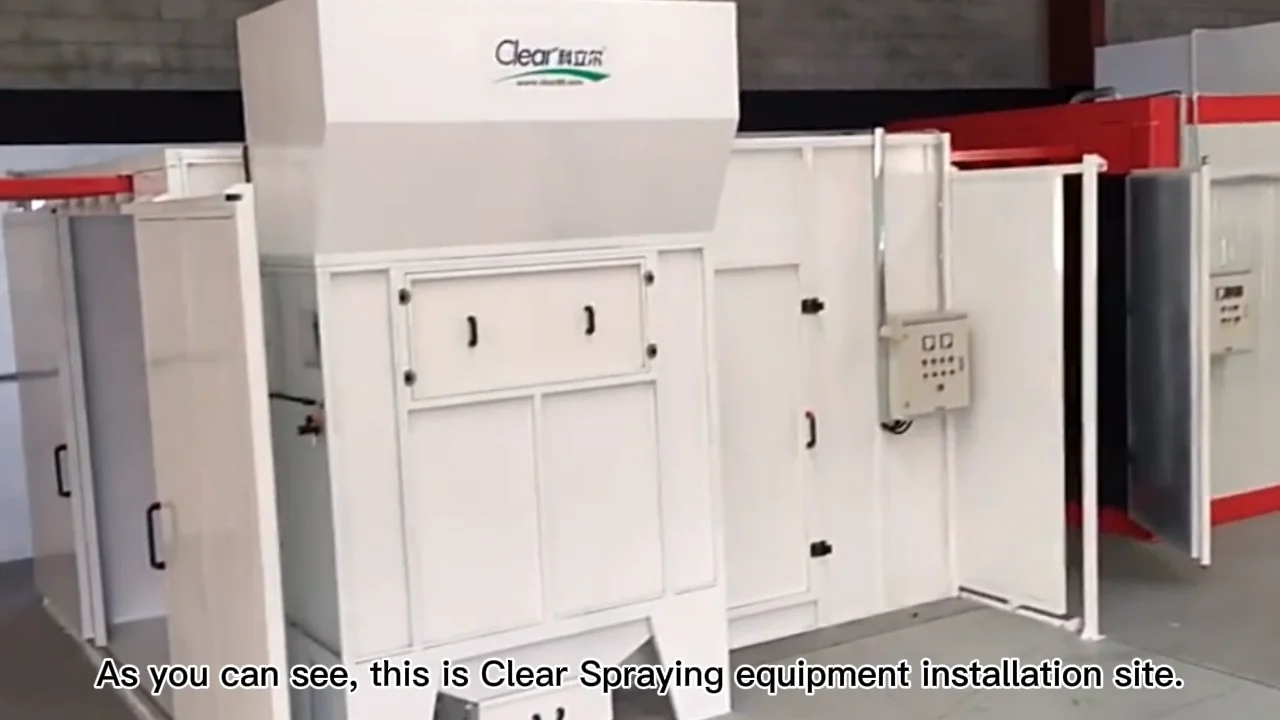 Powder Coating Line Semi Automatic Powder Coating System With Oven ...