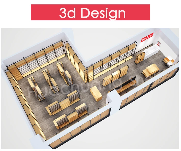 Hot Miniso Style Layout Design Shelf Customized Wood And Metal Display ...