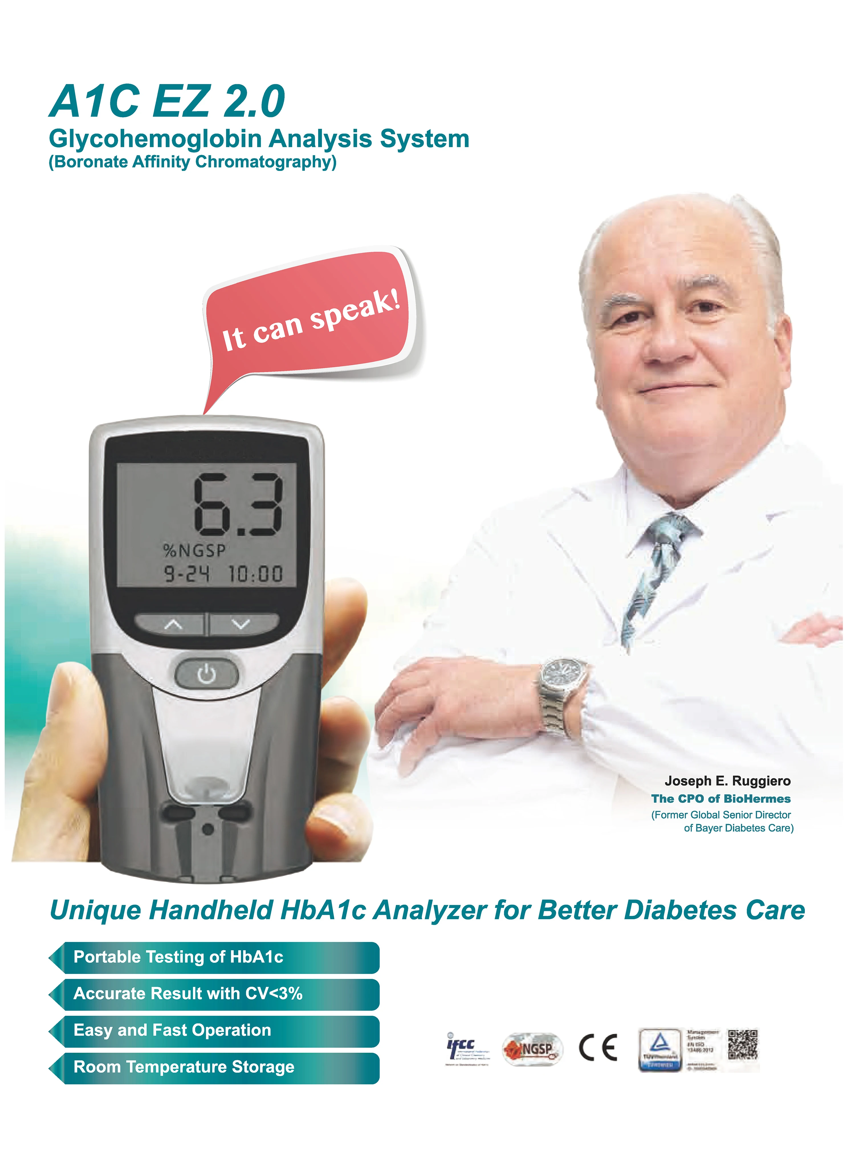 2023 China Cheapest Glycated Hemoglobin Hba1c Device Analyzer Portable ...