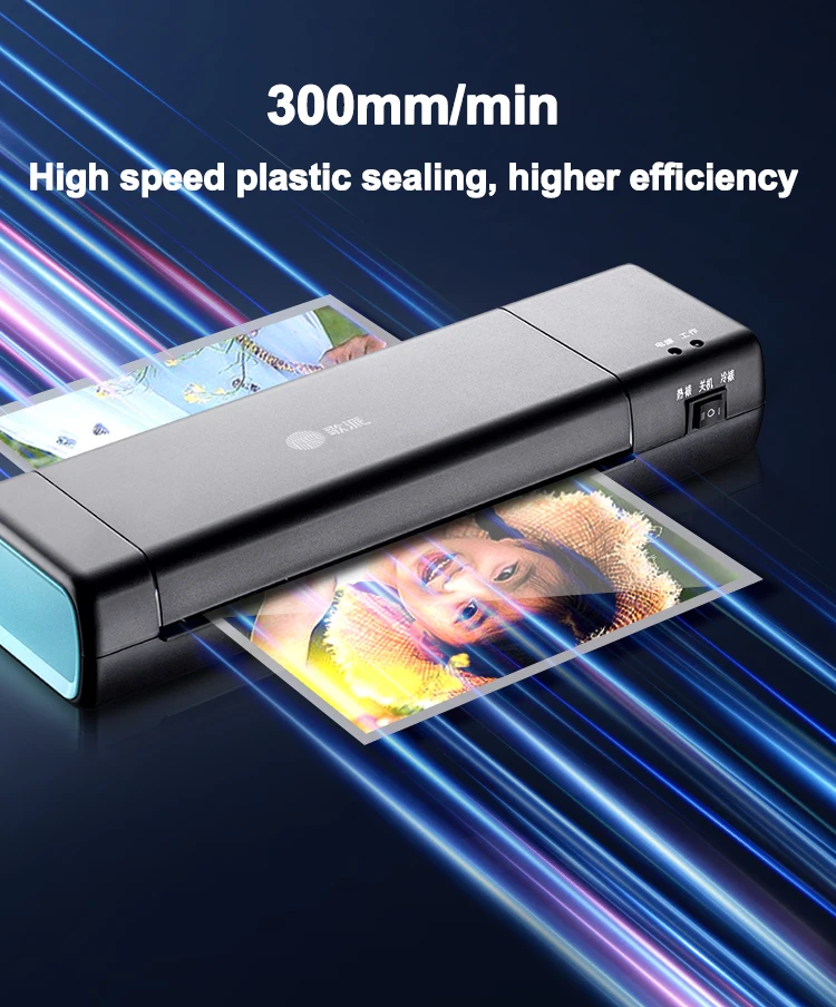 A4 Size Document Book Cover Laminating Machine Automatic Cold and Hot ...