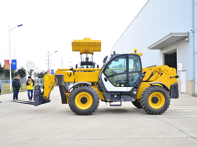 17m Height Telescopic Boom Loader 4.5ton Telehandler Forklift with 82kW ...