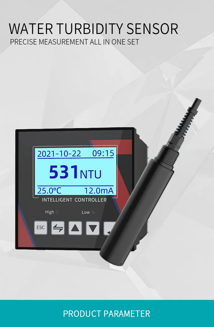 Online Turbidity Probe For Water Quality Analysis Rs485 Turbidity