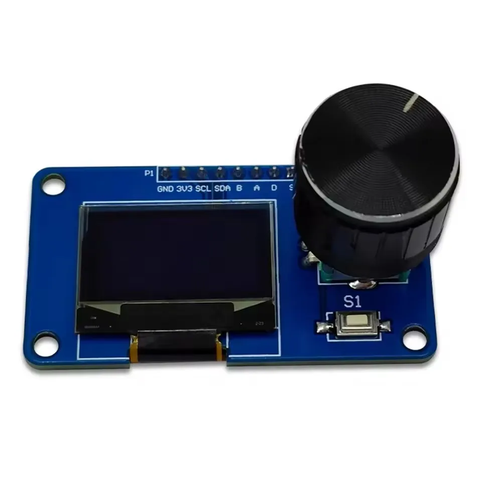 0.96 Inch OLED Display Module with Buttons EC11 Rotary Encoder IIC ...
