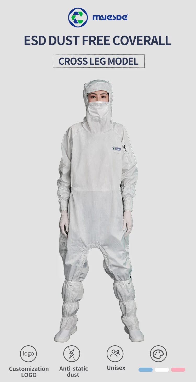Wholesale Anti-Static Working Uniform for Cleanroom Use