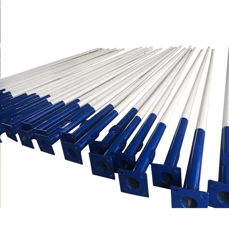 Support Customization Auto Cad Drawing 8 Meter Galvanized Steel Outdoor ...