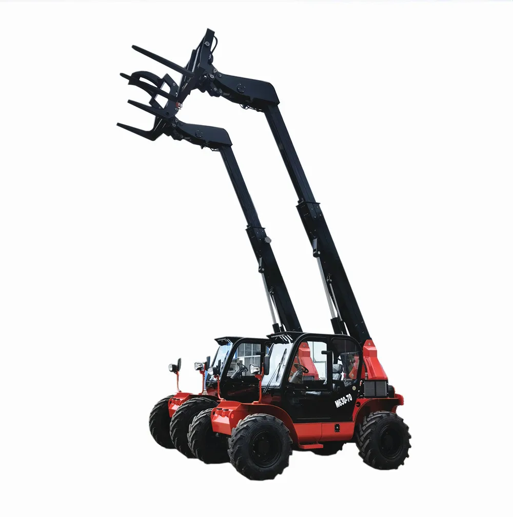 Small Telescopic Boom Lift Forklift Loader 7M Telescopic Boom Manitou ...