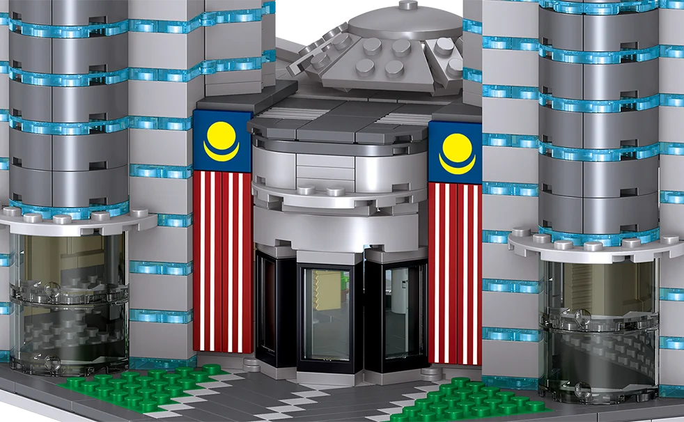Plastic Technics Toy Klcc Petronas Twin Towers Intelligence Building ...