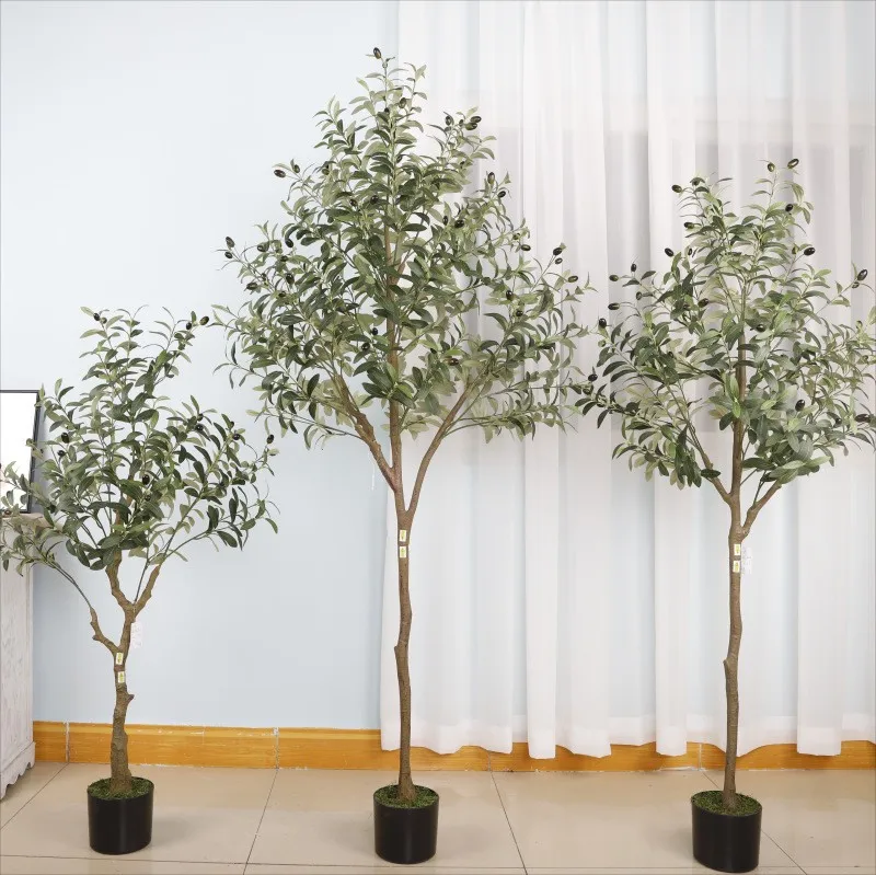 Wholesale Artificial Slim Olive Tree Cross Border Hot Sale Home ...