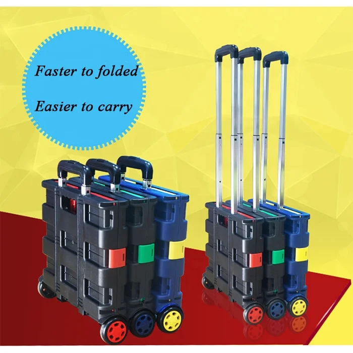 JOIN Foldable Trolley Cart - Durable & Customizable