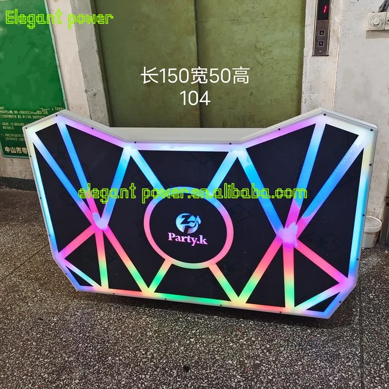2024 Luxury DJ Booth - LED Lights, Video Wall, & Touchscreen