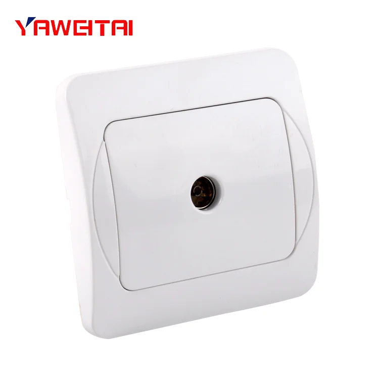 China Single 1 Gang Tv Crt European Style Flush Socket Tv European ...