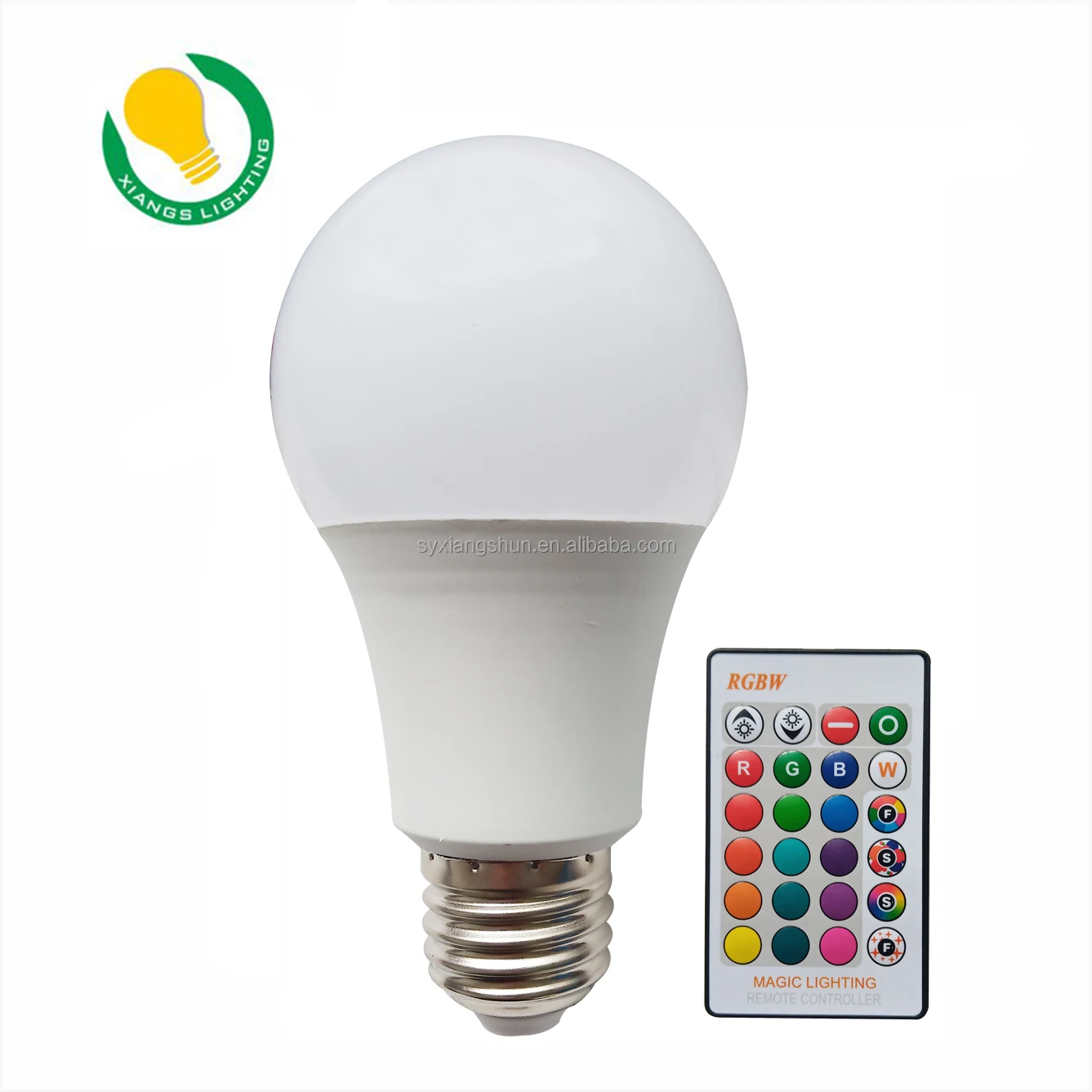 Alexa-controlled WIFI Smart LED Bulb A60 E27 RGB Tuya APP Remote B22 ...