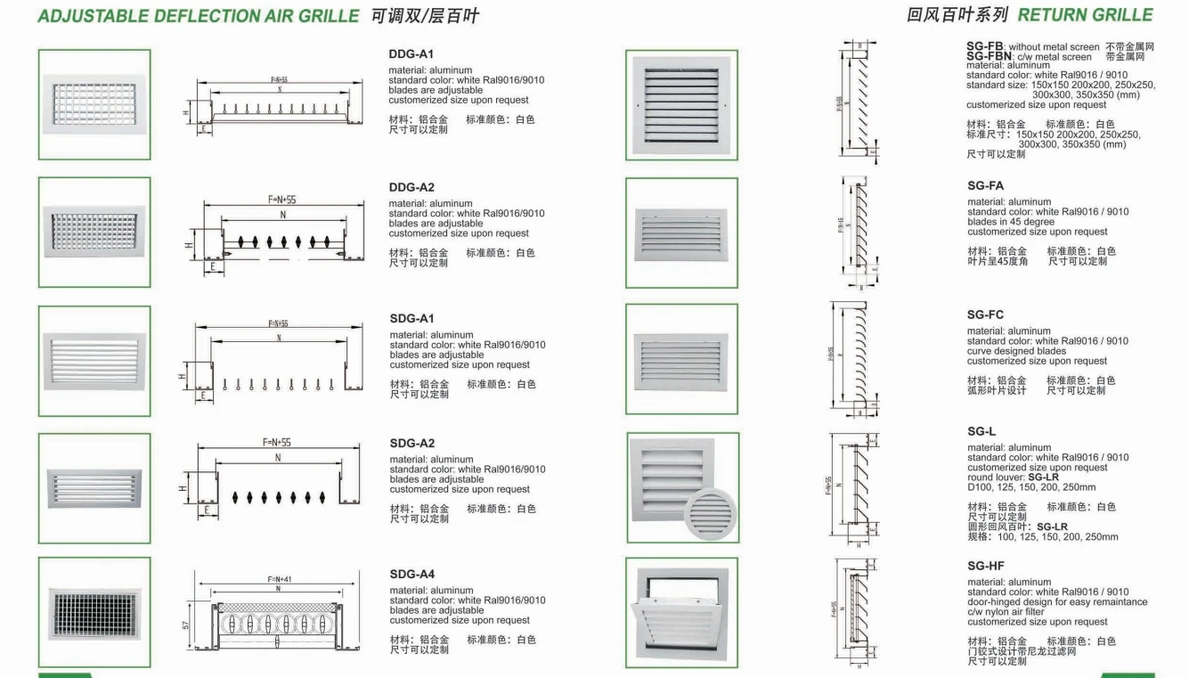 Aluminium Linear Slot Air Diffuser For Vrf - Buy Vrf,Air Diffuser ...