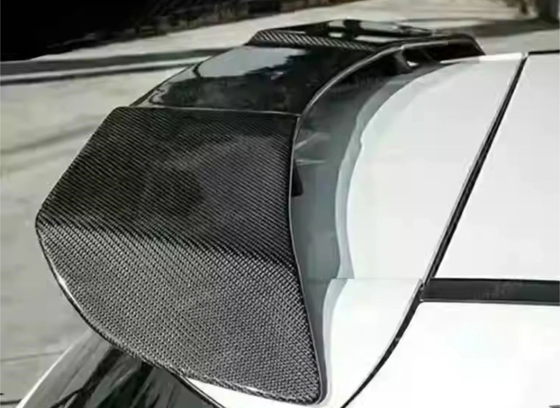 Body Kit Carbon Fiber Tail Wing For Mercedes Benz A45 Modified Surround ...