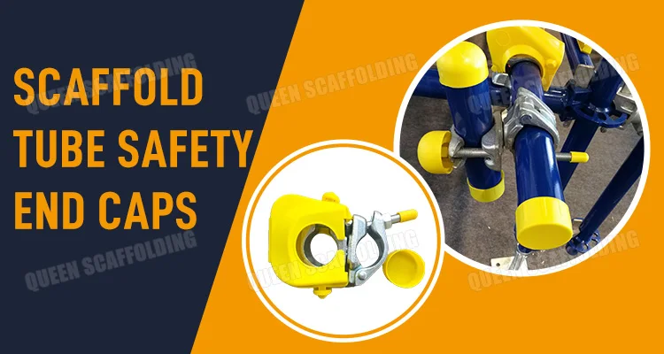 PE Scaffolding Tube End Cap Coupler - Dual Protective Cover