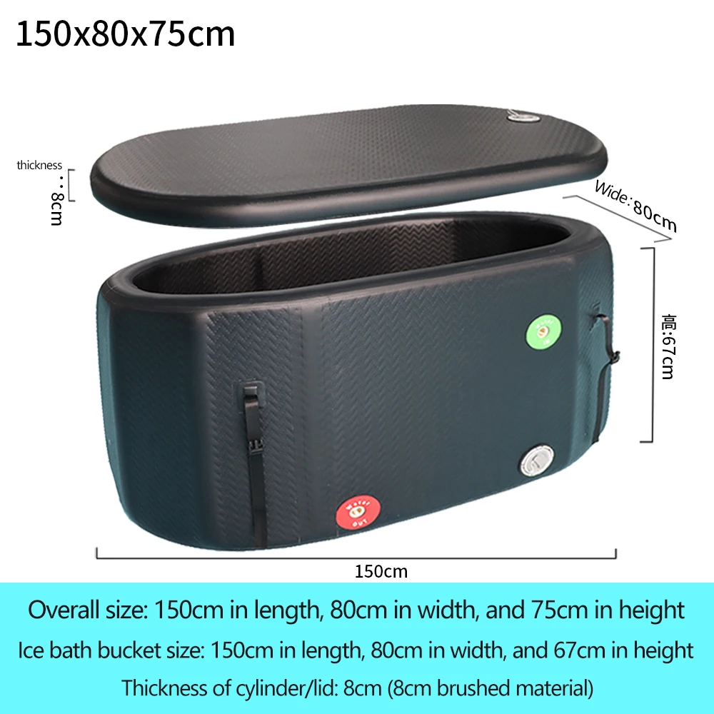 Ice Bath Tub and Ice Bath Chiller Sport Recovery Equipment Water ...