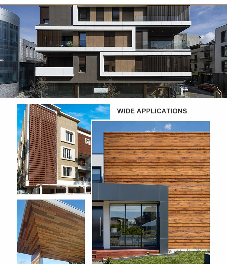 Anti-uv 8mm Exterior HPL Facade Board for Outdoor Cladding