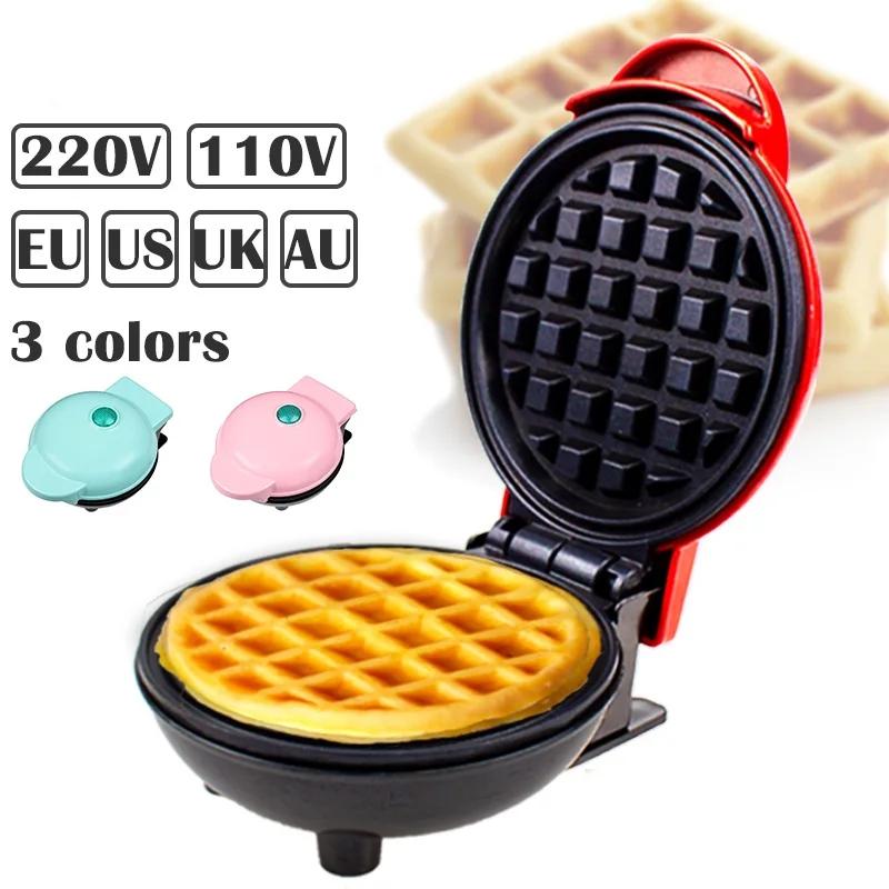 110v&220v Electric Mini Waffles Maker Machine Kitchen Cooking Appliance ...