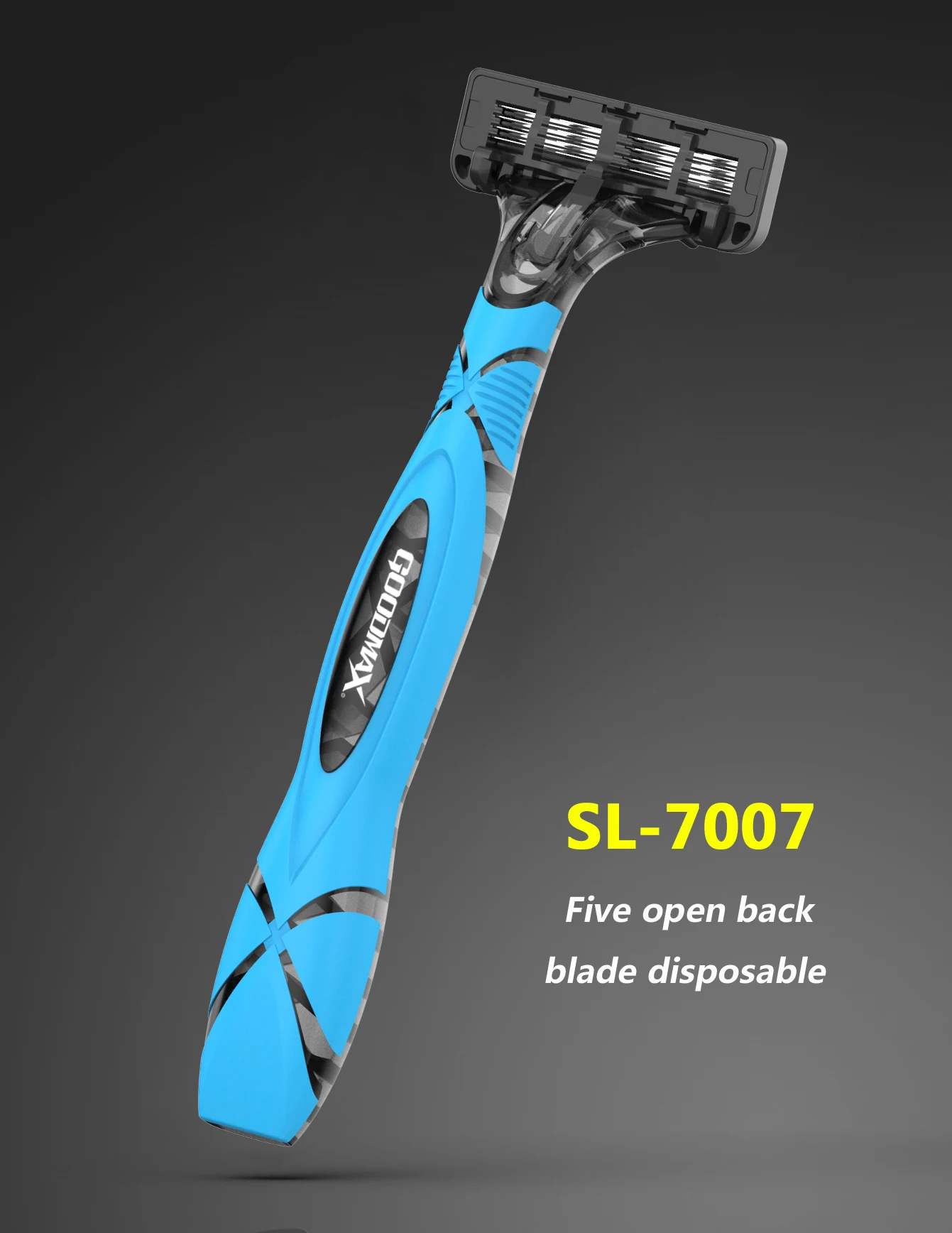 GOODMAX Open Back Hair Razor 5 Blade Shaver Razor Disposable Razor for ...
