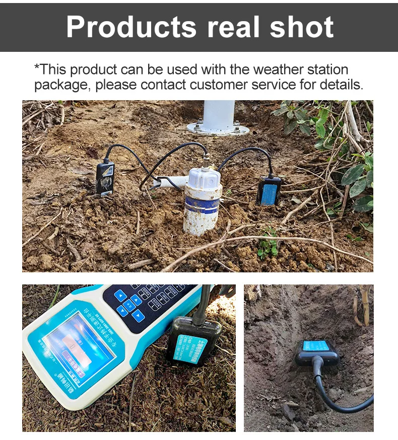 Rs485 Soil Npk Ec Ph Temperature Humidity Monitor Meter Soil Moisture ...