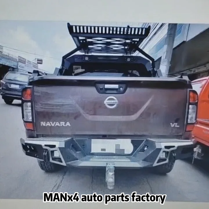 Manx4 4wd Steel Bumper Rear Bumper For Navara Np300 D23 - Buy Rear ...