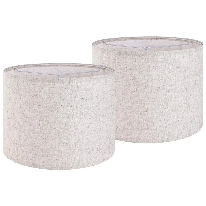 Custom fabric lamp shade cover modern style linen lampshades for lamps ...
