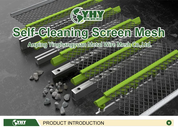 Poly Ripple Self Cleaning Crimped Wire Mesh Screen - Buy Crimped Wire ...