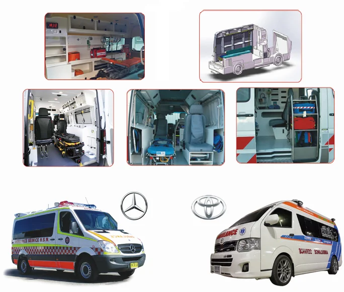 Custom Aluminum ABS Fiberglass Ambulance Interior Conversion - 3D ...