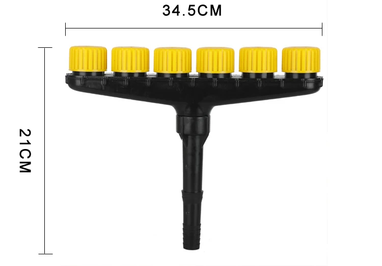 Wholesale ABS Plastic 6-Way Splitter Sprinkler Head Garden Irrigation ...