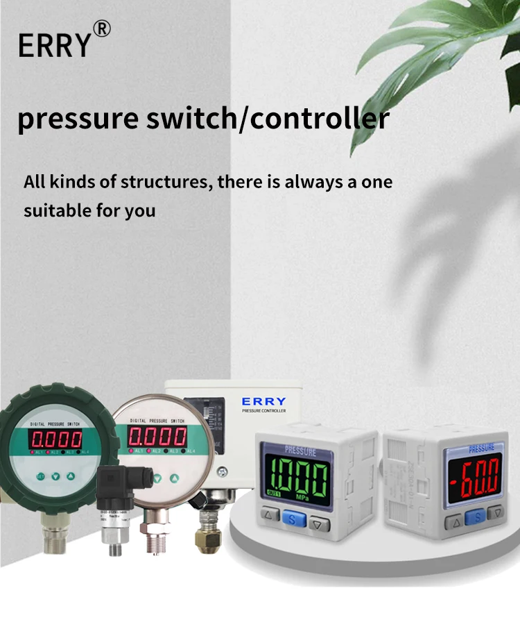 Intelligent Display Pressure Switch Pressure Controller With Relays 4 ...