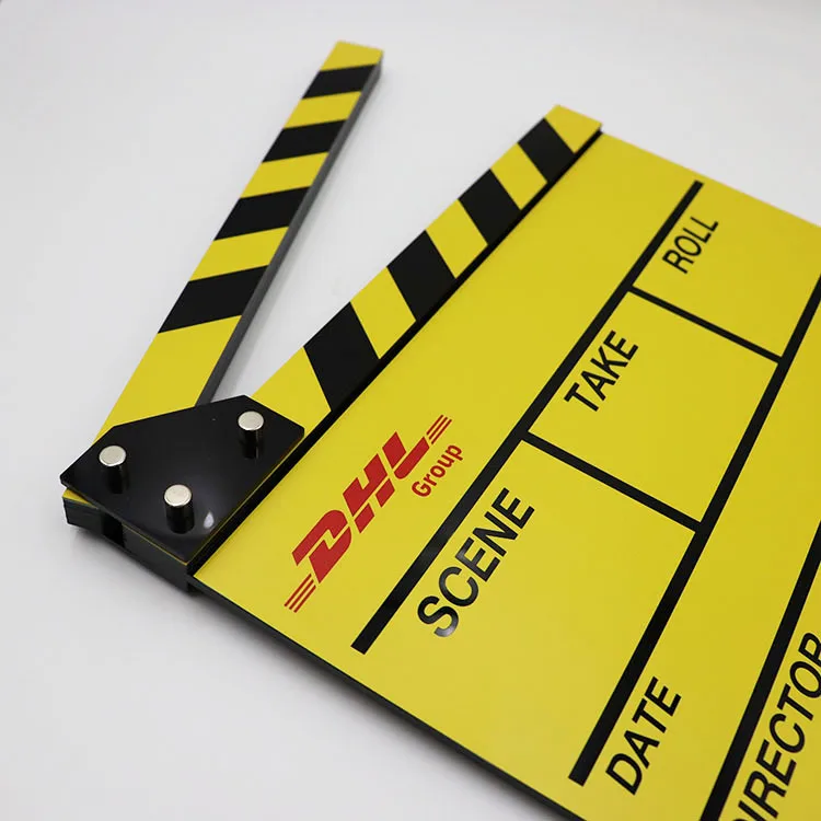 Acrylic Clapper Board - Customizable Dry Erase Film Slate