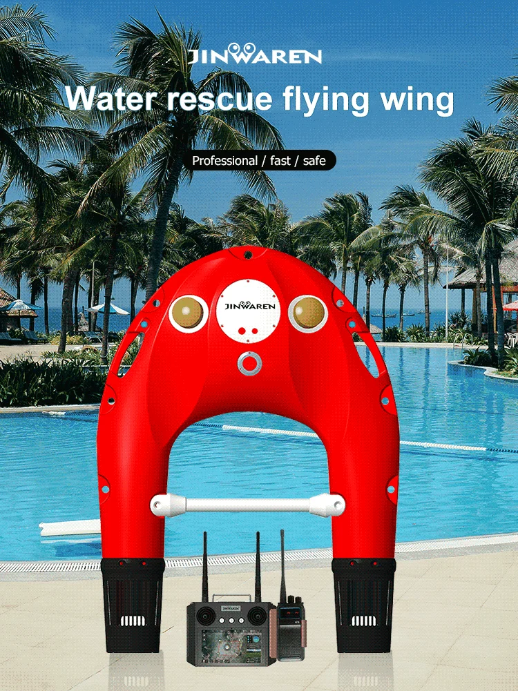 Remote Control Lifeboat Water Rescue Flying Wing Surface Emergency Ship ...