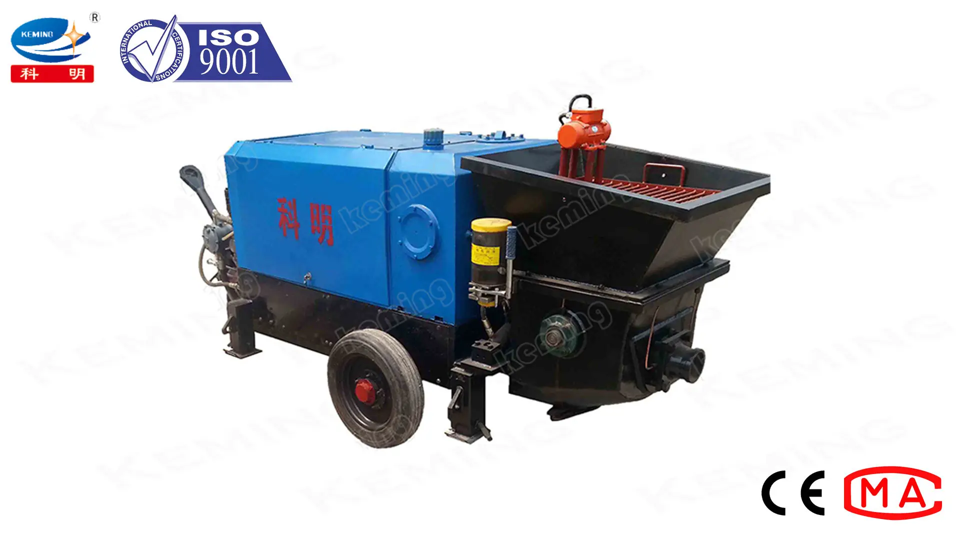 Electrical Engine Kmb Concrete Pump Concrete Sprayer Machine With 40m ...
