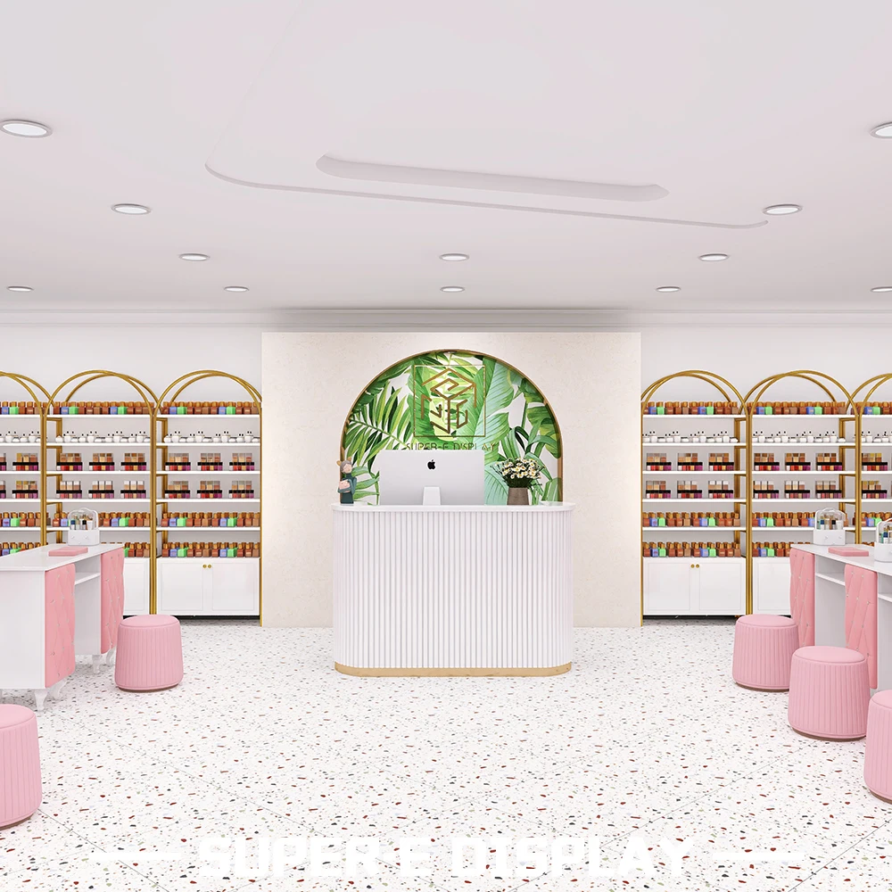 Modern Invention Beauty Shop Furniture Nail Counter Manicure Tables ...