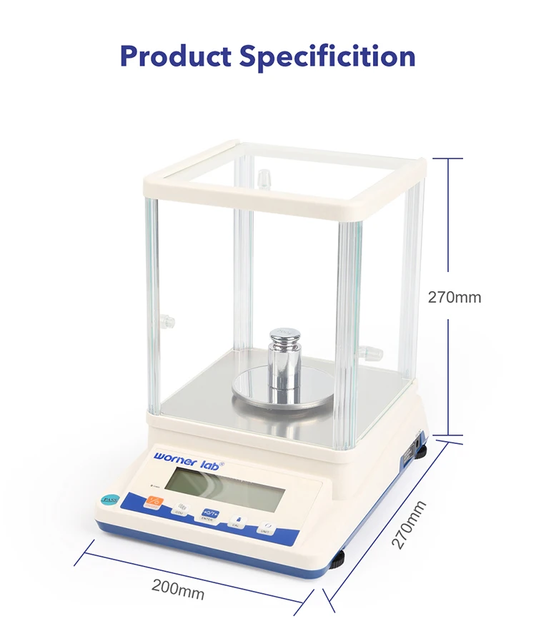 Wornerlab Precision Balance - 0.001 G Accuracy for Lab