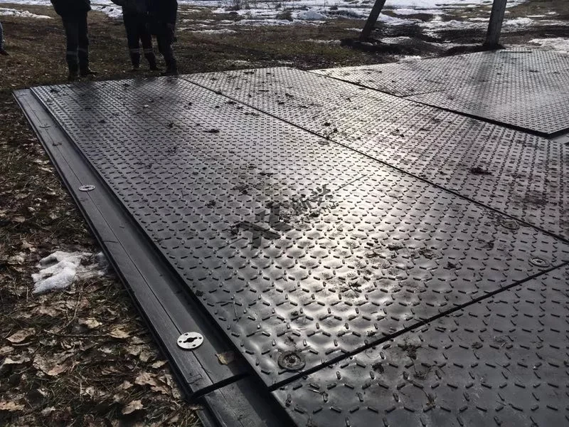 Interlocking Heavy Duty Excavator Ground Mat - Anti-slip