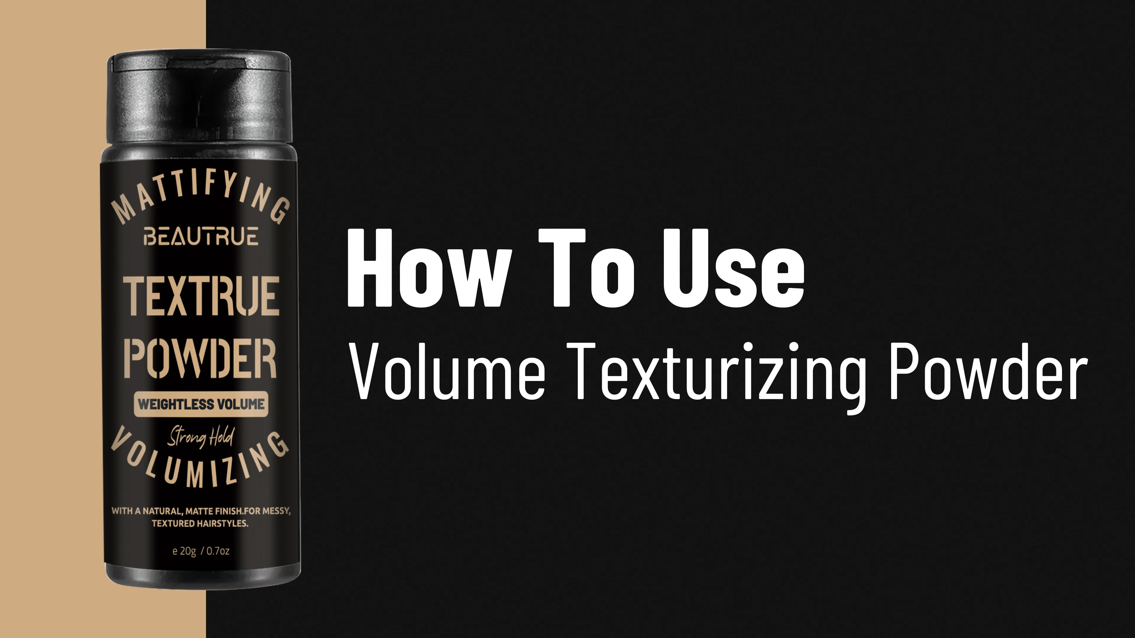 Custom Low Moq Styling Texturizing Fluffy Hair Volumizing Powder For ...