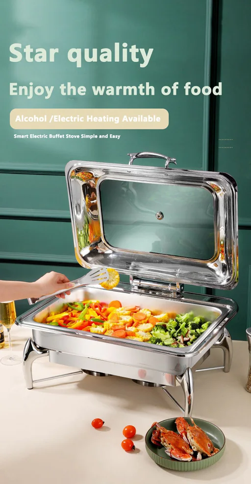 Fts Food Warmer Stainless Steel Buffet Commercial High End Electric ...
